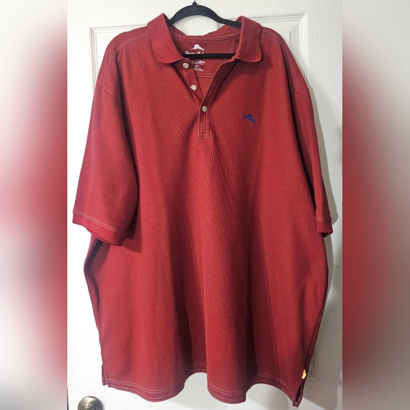 Tommy Bahama | Shirts | Tommy Bahama Polo Shirt Mens 3xt Cranberry Red ...